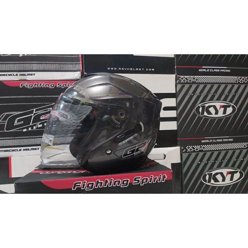 helm half face G2 OPTIMAX DOUBLE VISOR ORIGINAL | Lazada Indonesia