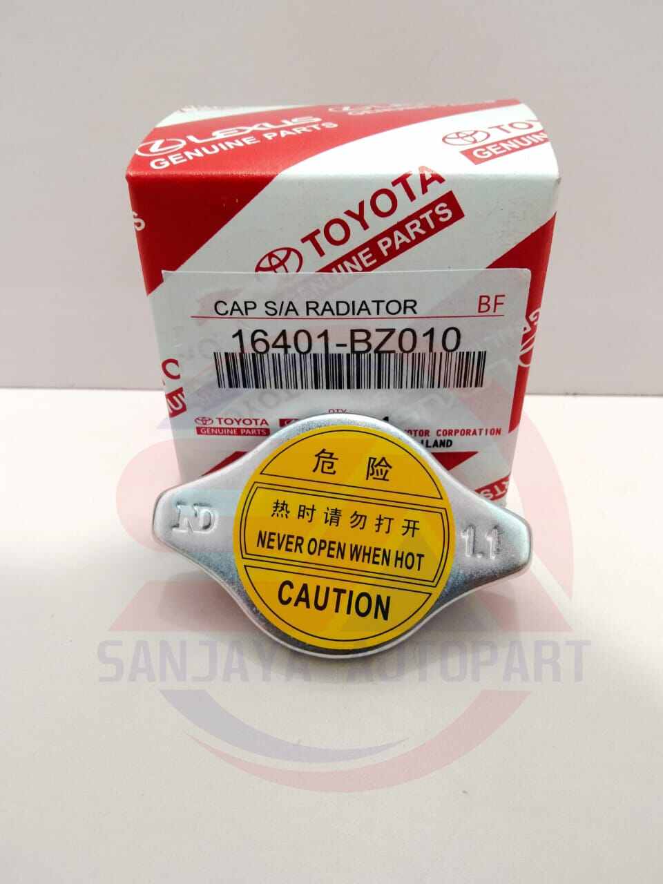 TUTUP CAP RADIATOR 1.1MM TOYOTA AVANZA INNOVA YARIS RUSH VIOS CAMRY ...