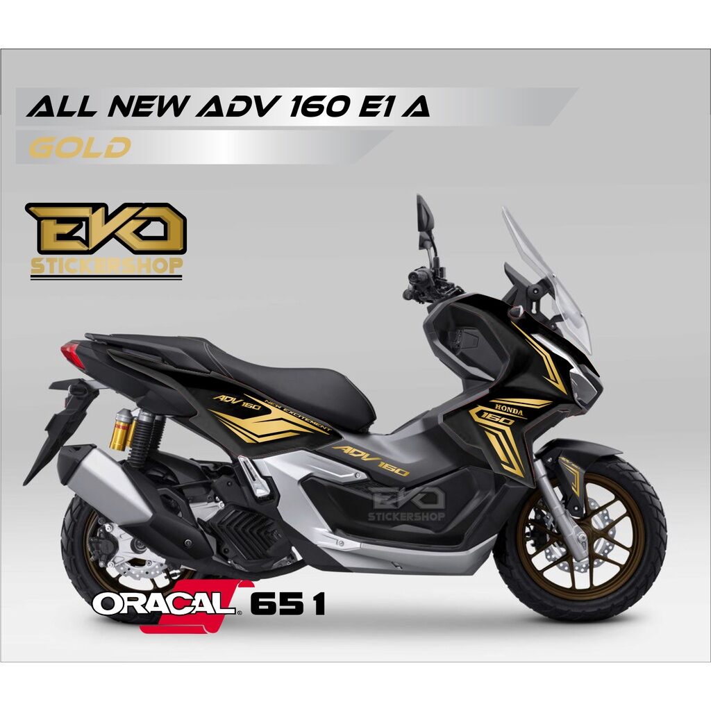 Sticker HONDA ADV 160 HITAM cutting stiker custom warna | Lazada Indonesia