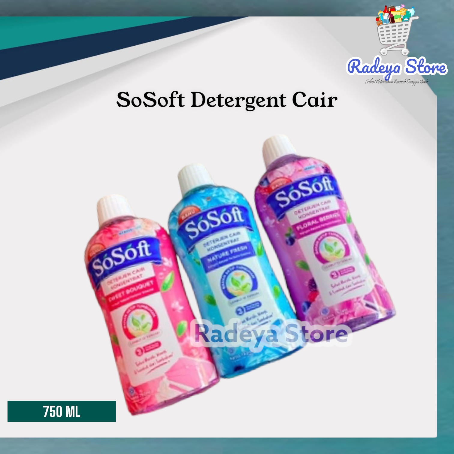 SoSoft Liquid Detergent Fresh Bottle 750 ML | Lazada Indonesia