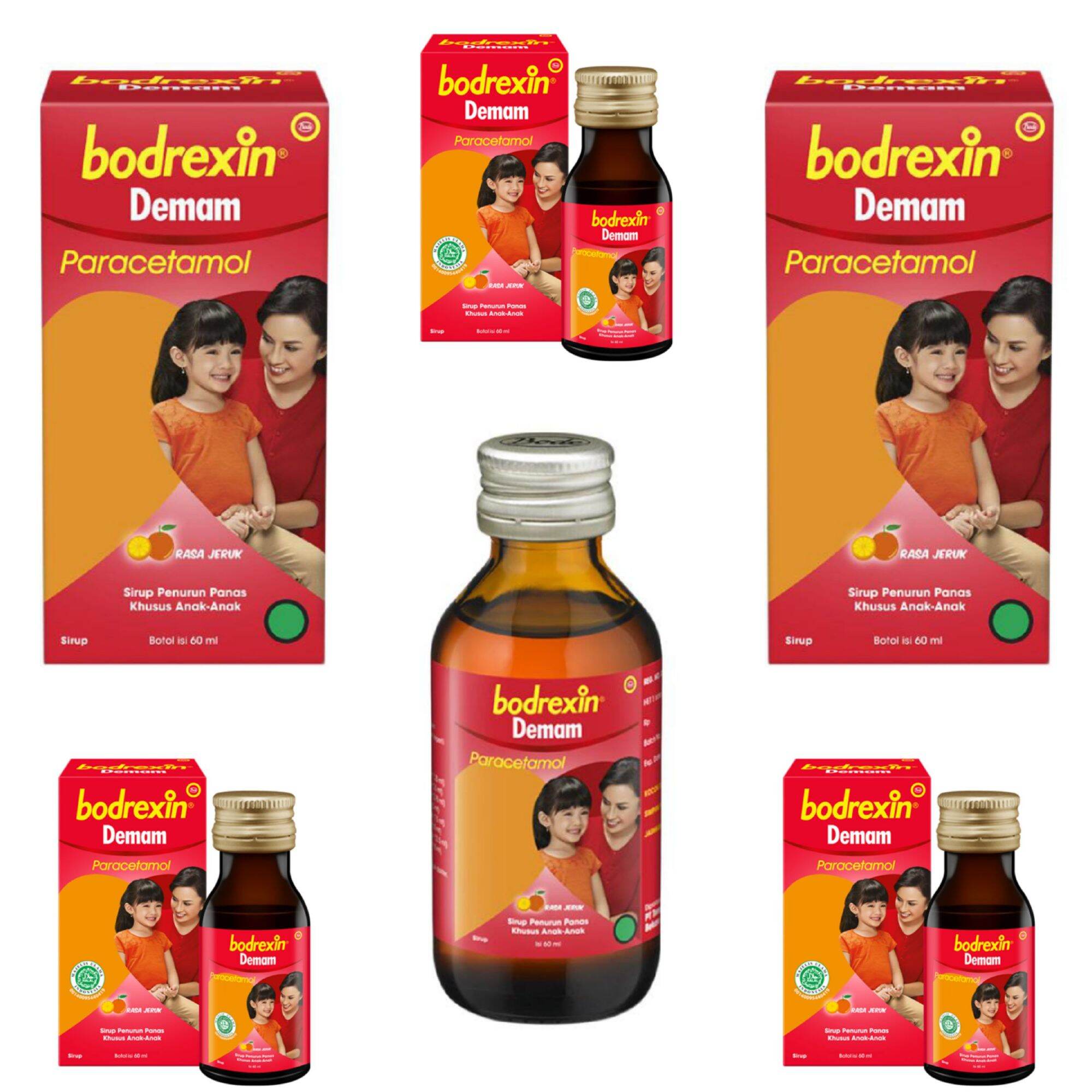 Bodrexin Demam Sirup Penurun Panas Khusus Anak Rasa Jeruk 60 ml ...