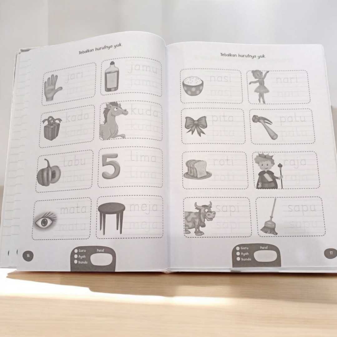 buku latihan menulis dengan rapi plus menulis tegak bersambung (19×26cm ...