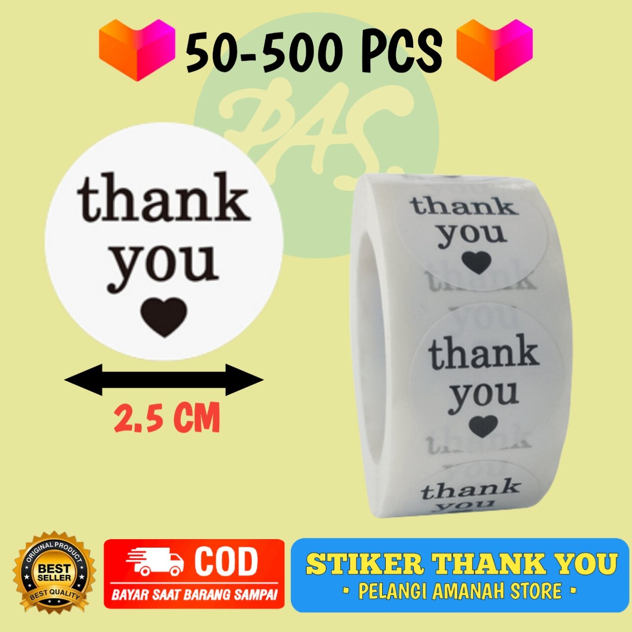 Sticker THANK YOU Simple Black 🖤 And White Background Stiker Ucapan ...