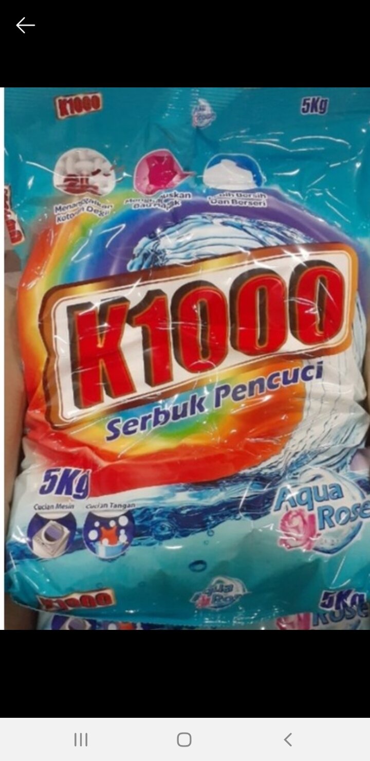 Deterjen bubuk k 1000 isi 5kg | Lazada Indonesia