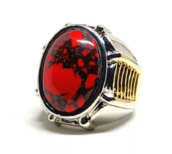 cincin batu akik virus versia merah | Lazada Indonesia