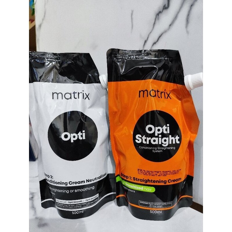 MATRIX Opti straight Smoothing 500ML Step1&Step2 [1 PASANG] | Lazada ...