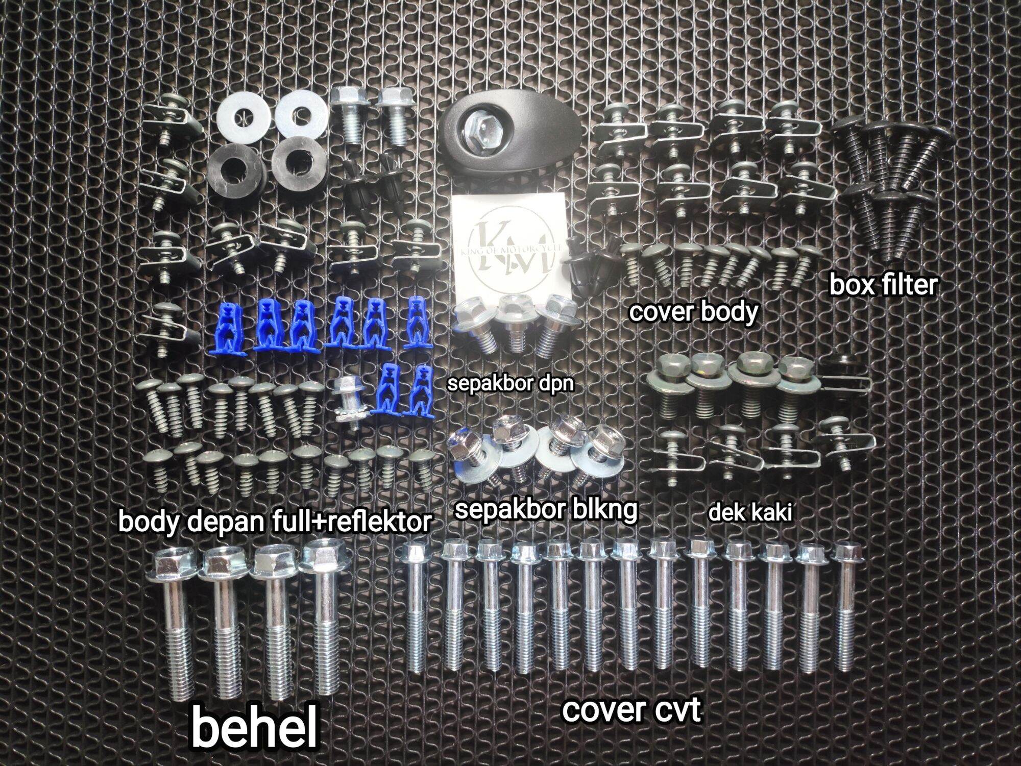 Cod Baut Beat Street-Baut body lengkap Honda Beat Street 2016-2019 ...