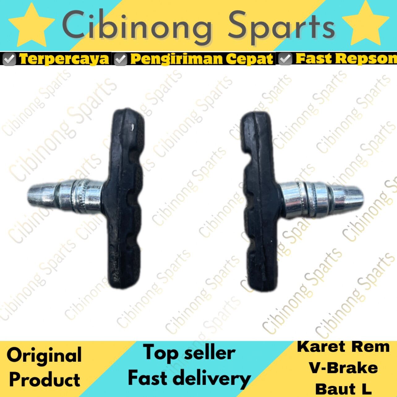 Kampas Karet Rem Sepeda Pads V-Brake MTB Anak BMX Ontel | Lazada Indonesia