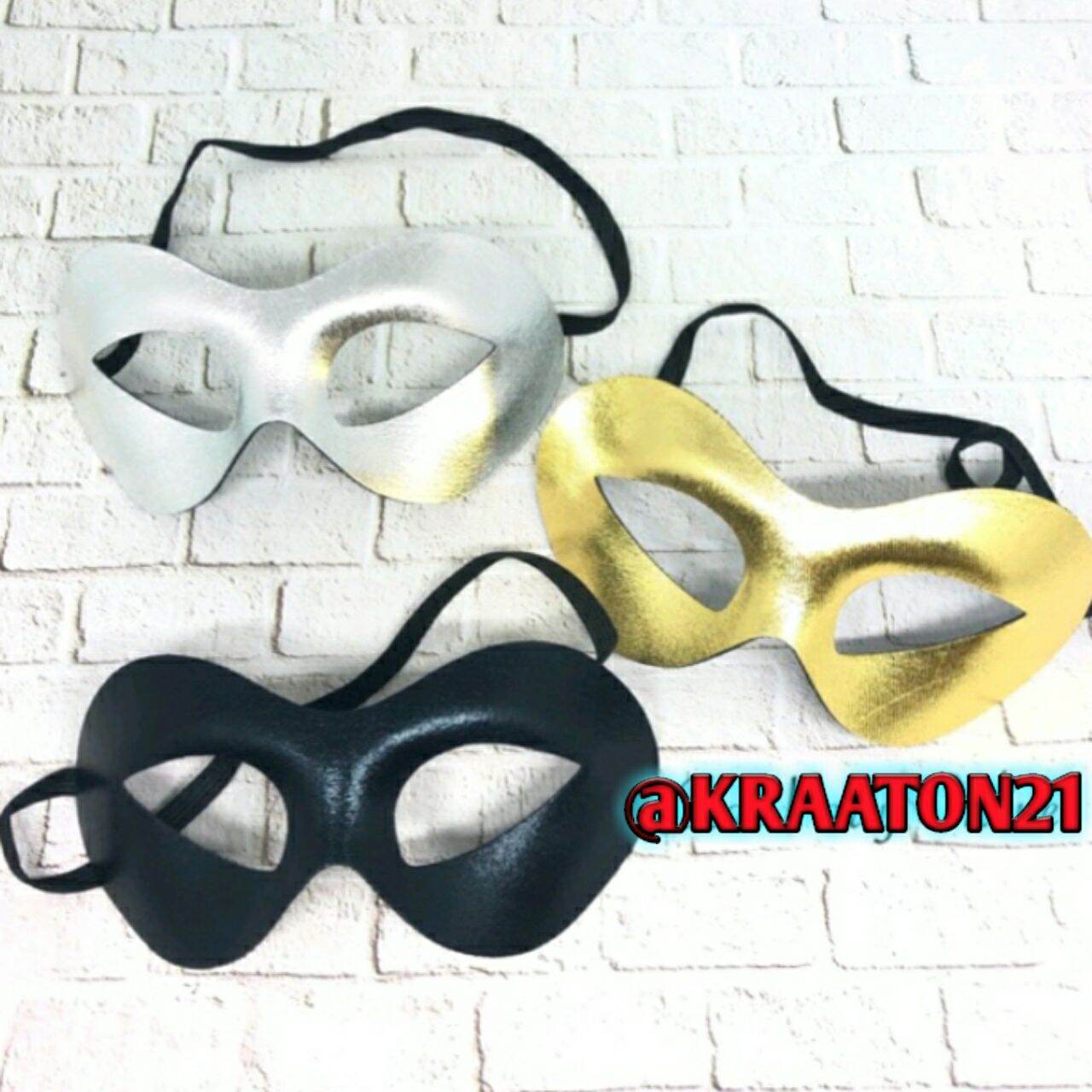 Topeng zoro kain polos | topeng pesta | masquerade | Lazada Indonesia