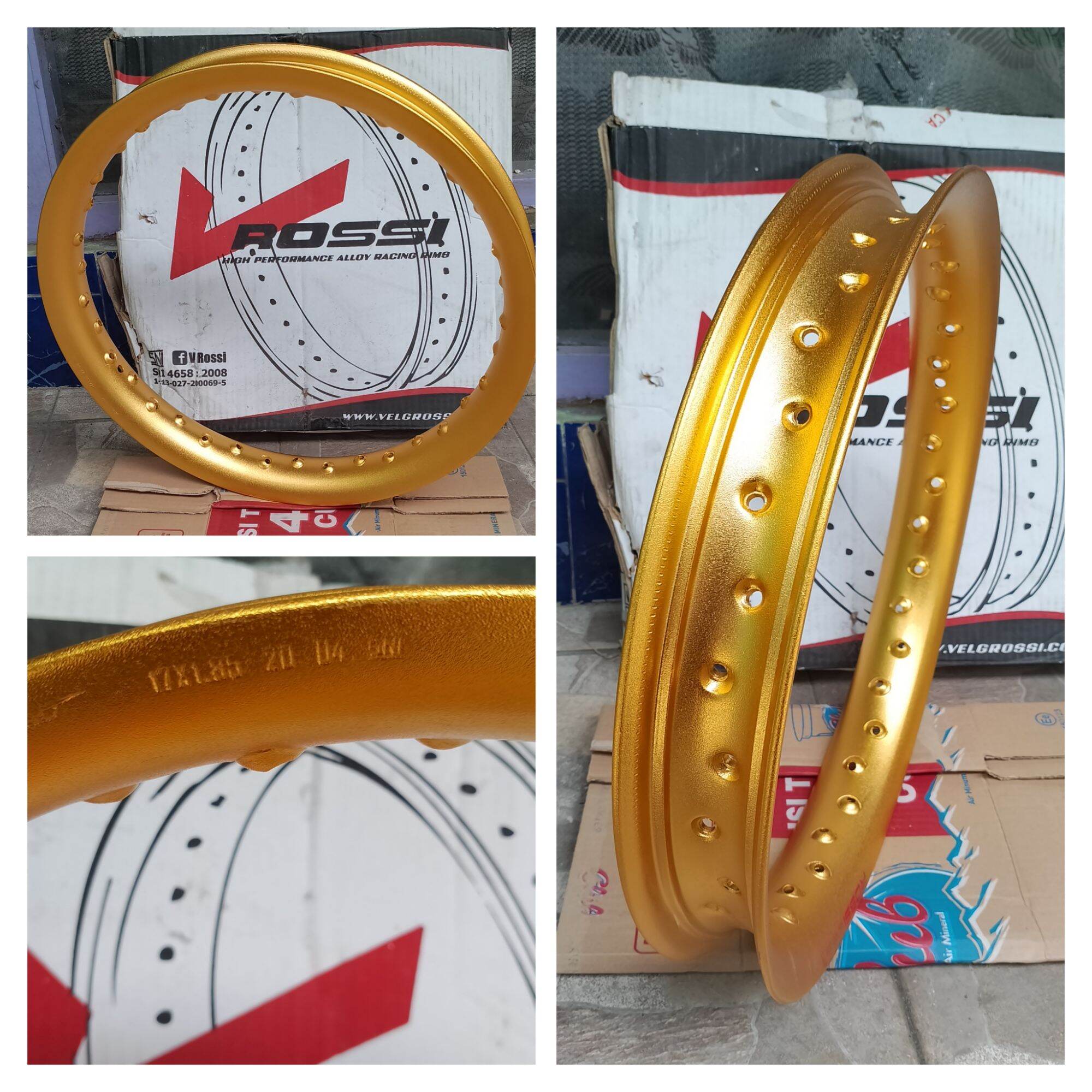 velg rossi ring 17 ukuran 185 warna gold | Lazada Indonesia
