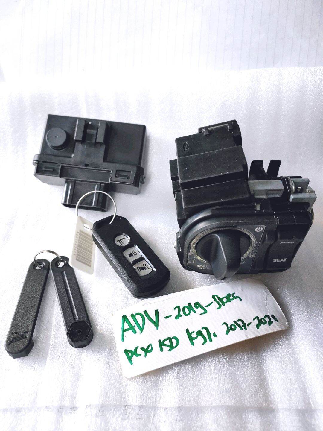 KUNCI KONTAK SET KEYLESS SMART KEY KNOP PLUS MODUL REMOT HONDA PCX 150 ...