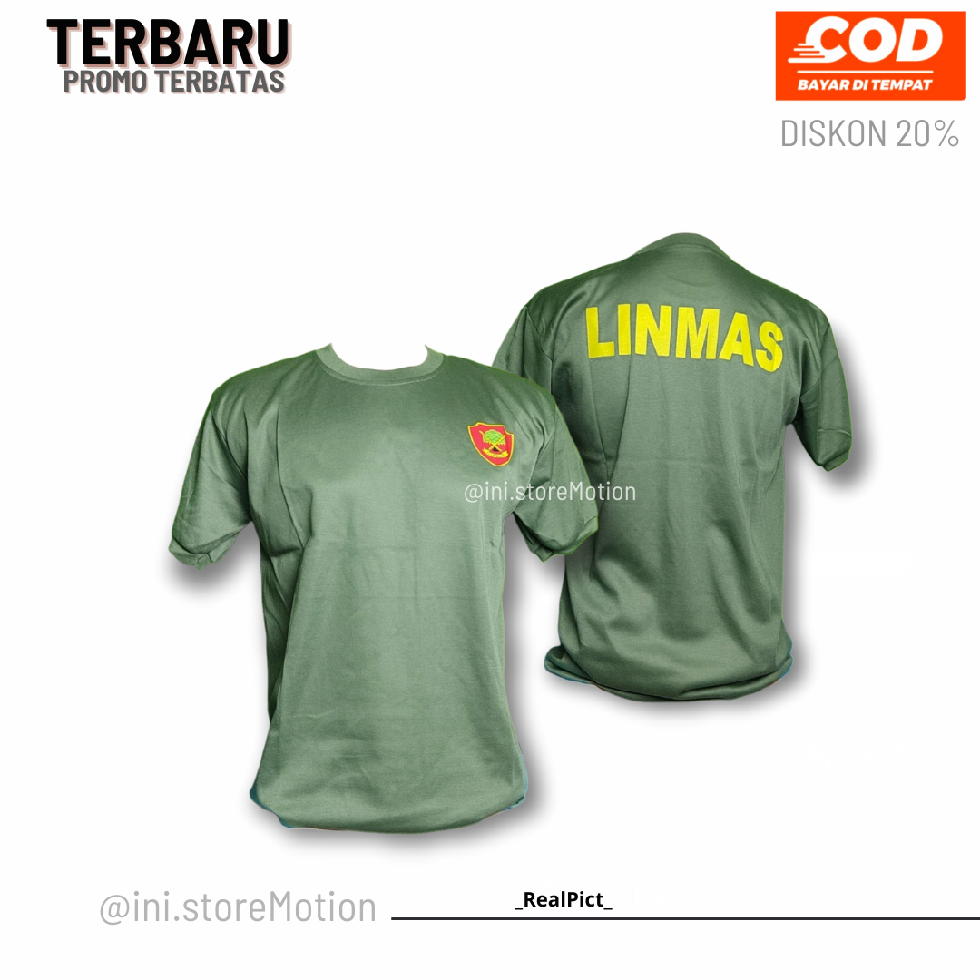 KAOS LINMAS HANSIP LENGKAP FITUR COD | Lazada Indonesia