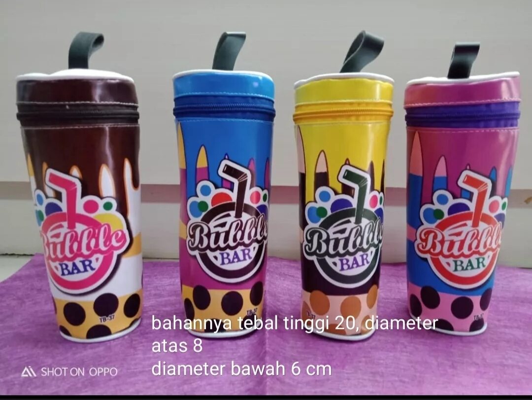 Pencil Case BOBA / Kotak Pensil / wadah bentuk BOBA gambar karaktet ...