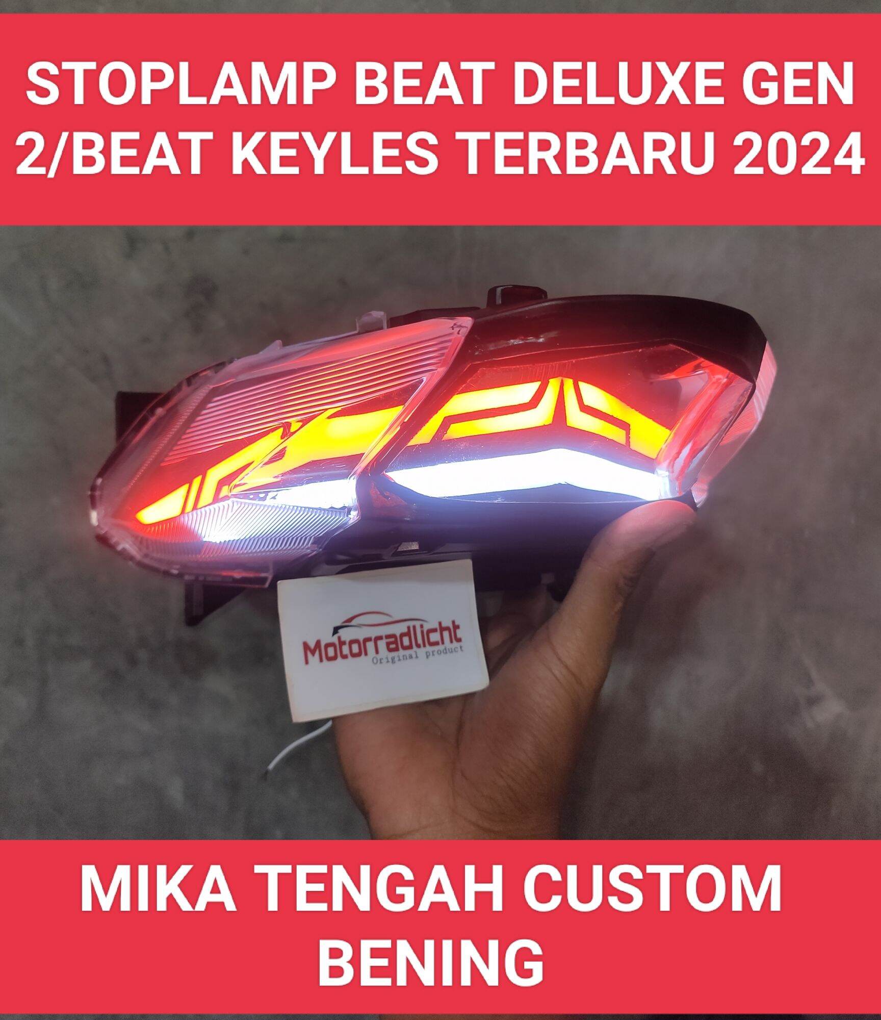 Stoplamp lazy all new beat deluxe gen2 2024 terbaru | Lazada Indonesia