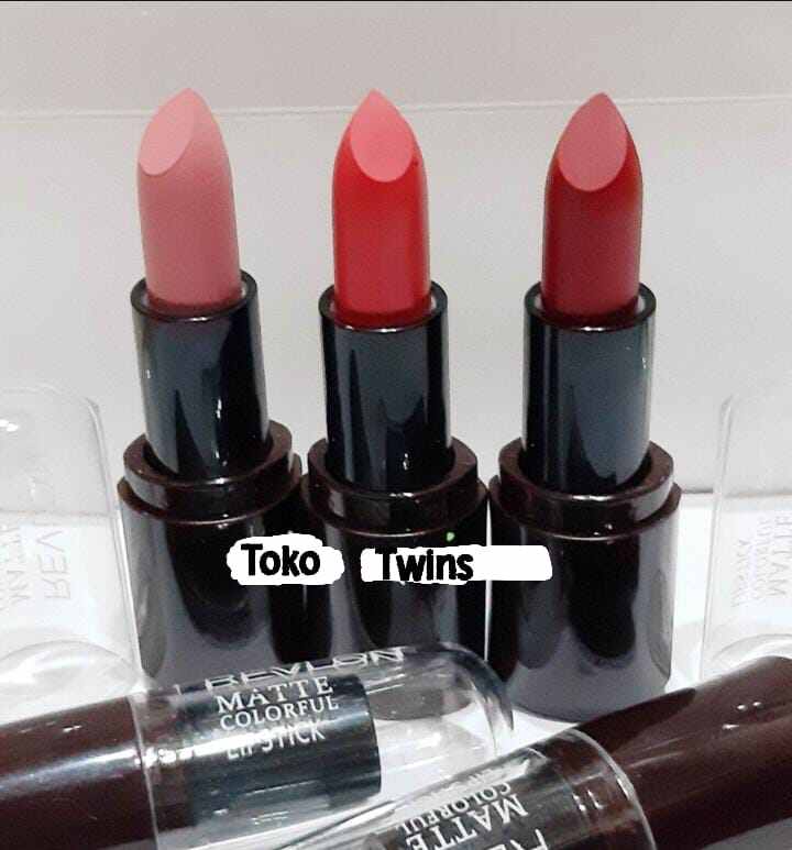 (PROMO ISI 3) paket lipstik MATTE \ PADAT REVLON (ISI 3 PCS) | Lazada ...