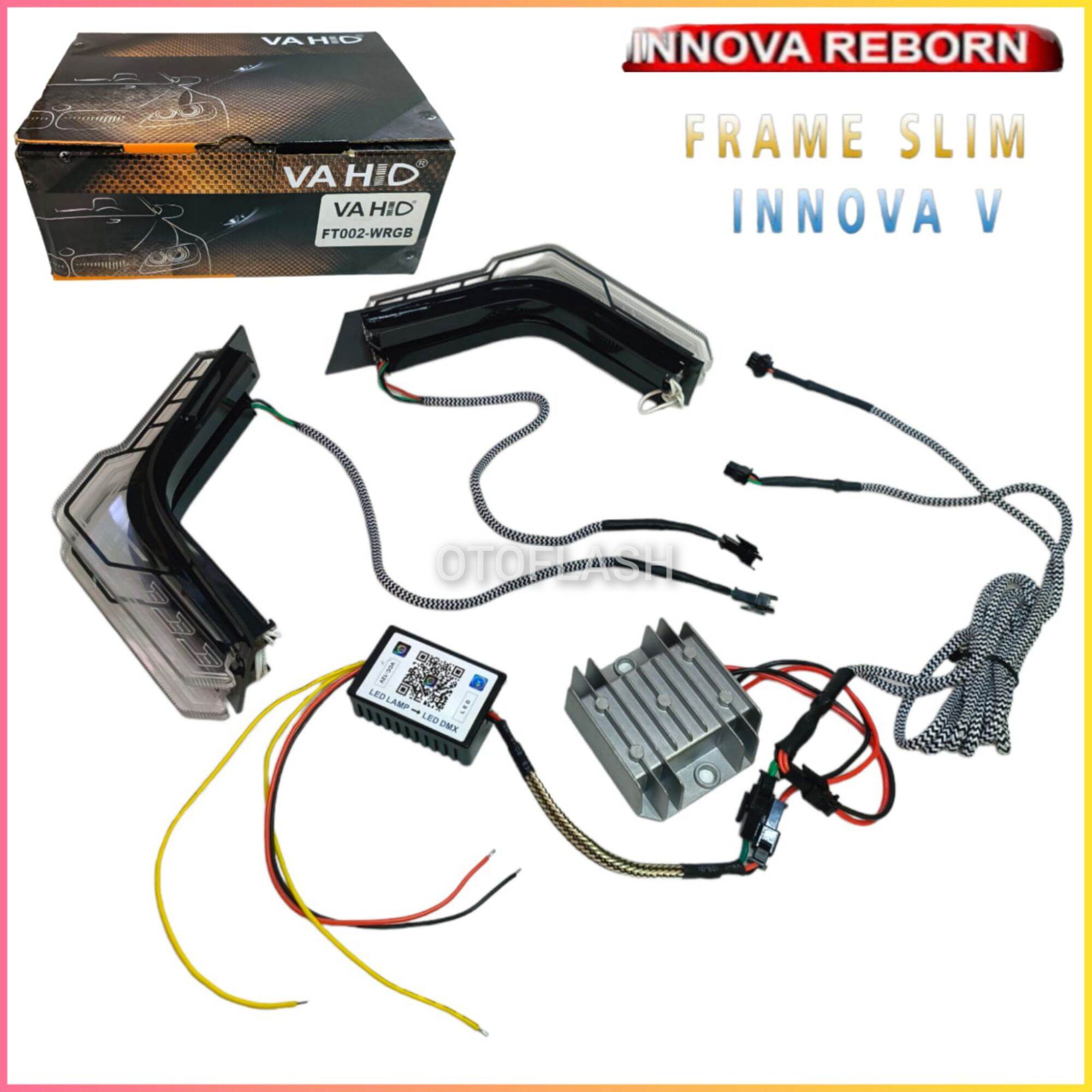 LED Slim Frame innova Reborn type V | Lazy Custom 3D RGB | Lazada Indonesia