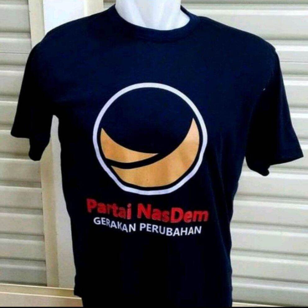KAOS PARTAI NASDEM SABLON DTF ⭐⭐⭐⭐⭐ | Lazada Indonesia