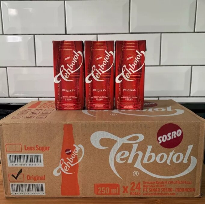 TEH BOTOL Sosro 1 DUS 24pcs 250ml | Lazada Indonesia