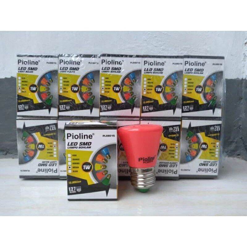 Lampu Bohlam LED SMD Warna Pioline 1W | Lazada Indonesia