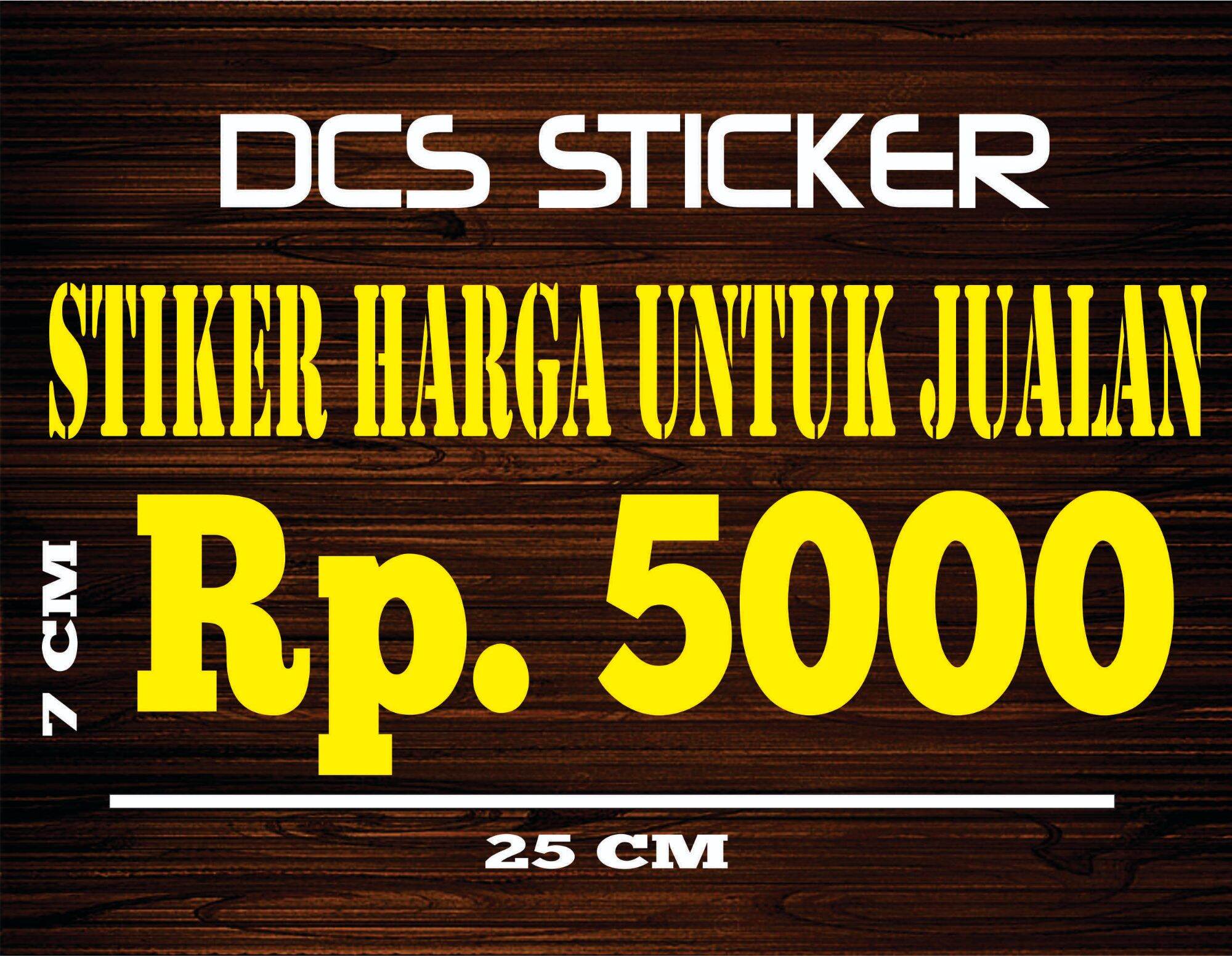 CUTTING STICKER HARGA JUALAN STICKER TEMPELAN DI KACA ATAU GROBAK ...