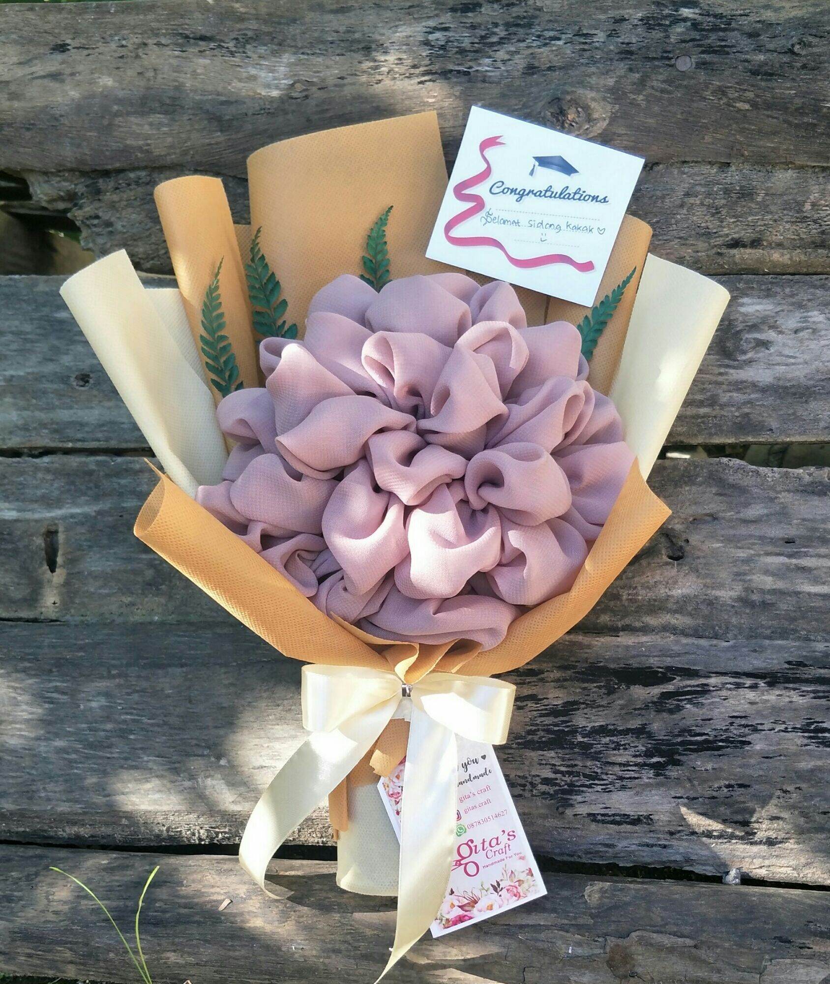 TERMURAH! BUKET JILBAB BELLA SQUARE CANTIK KADO WISUDA ULANG TAHUN ...