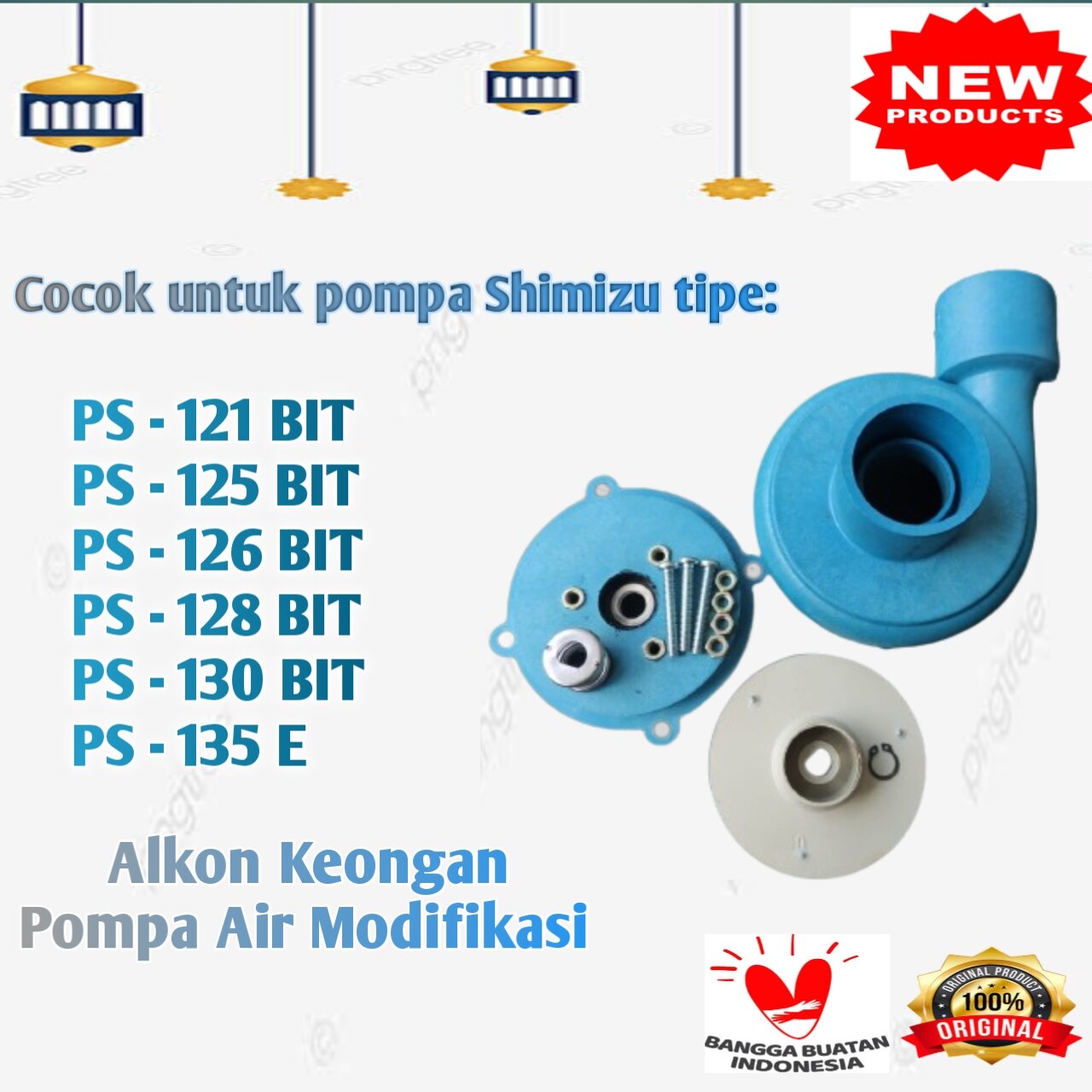 Alkon Keongan Pompa Air Modifikasi Shimizu ABS | Lazada Indonesia