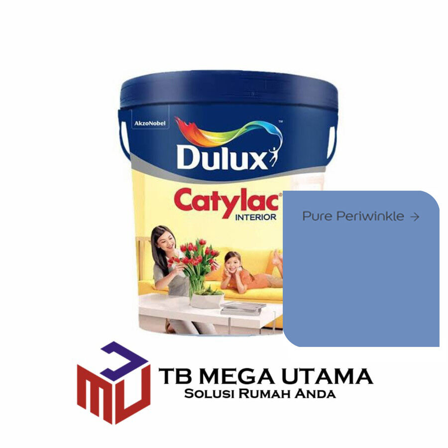 Dulux Catylac Interior Pure Periwinkle 5 kg | Cat Dinding Interior ...