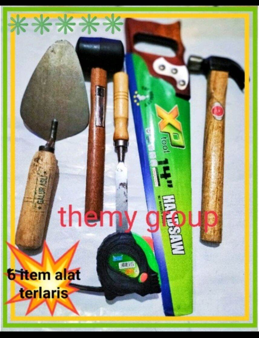 PAKET ALAT/PERKAKAS TUKANG KOMPLIT | Lazada Indonesia