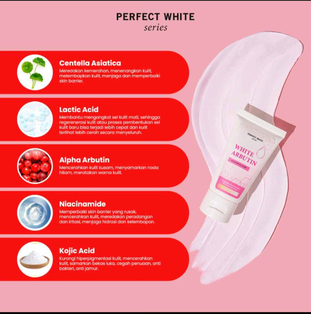 PERFECT WHITE " WHITE ARTIBUN " Face Feeling Mask 30 G | Exfoliating ...