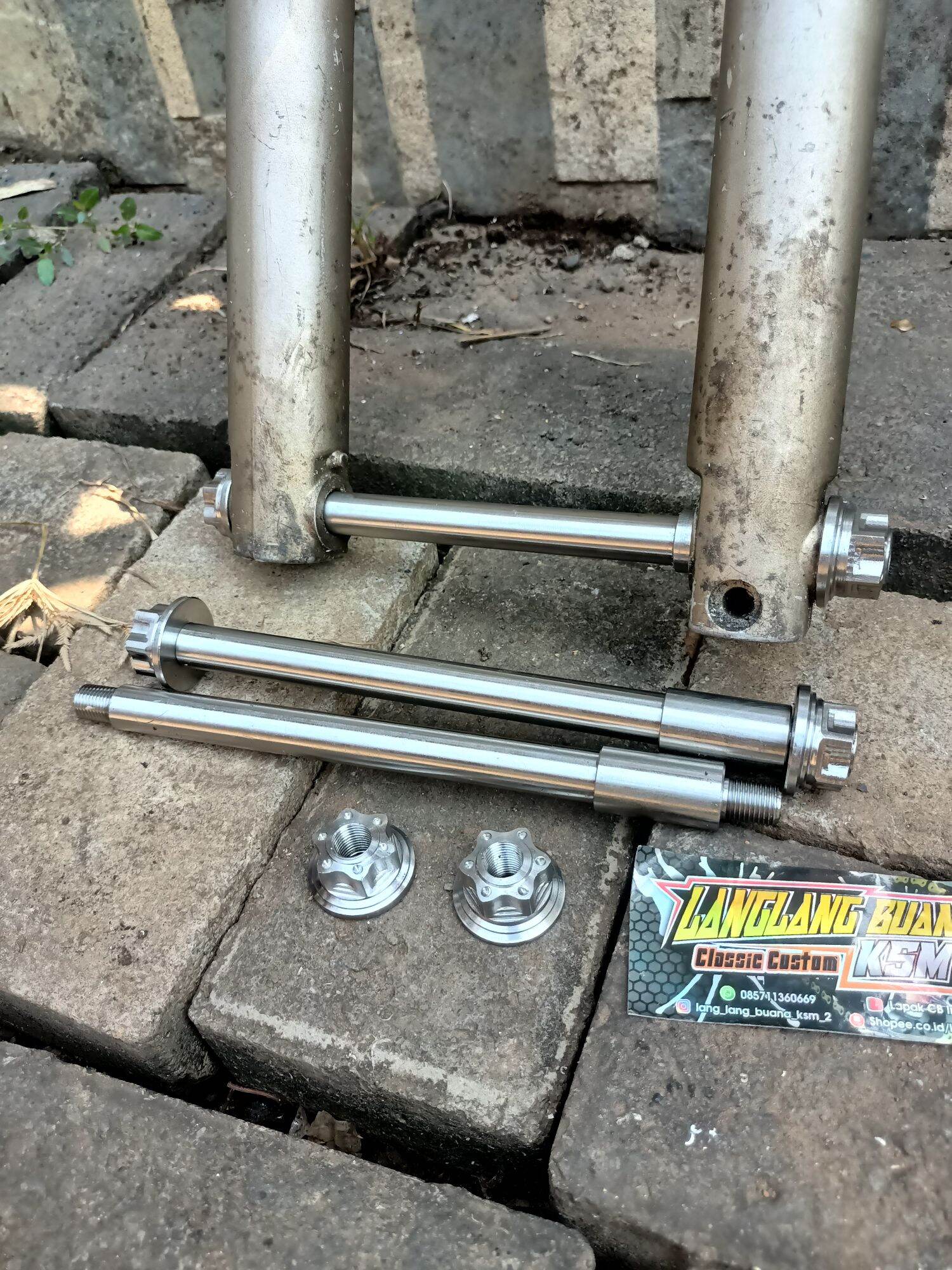 AS RODA STAINLESS AS 15 /AS RODA DEPAN STAINLESS AS 15 PNP NINJA R RR ...