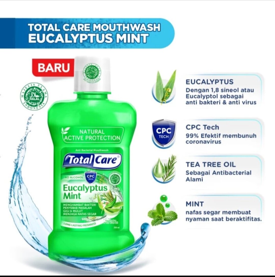 Total Care Mouthwash 250ml - TOTAL CARE OBAT KUMUR 250ML RASA ...