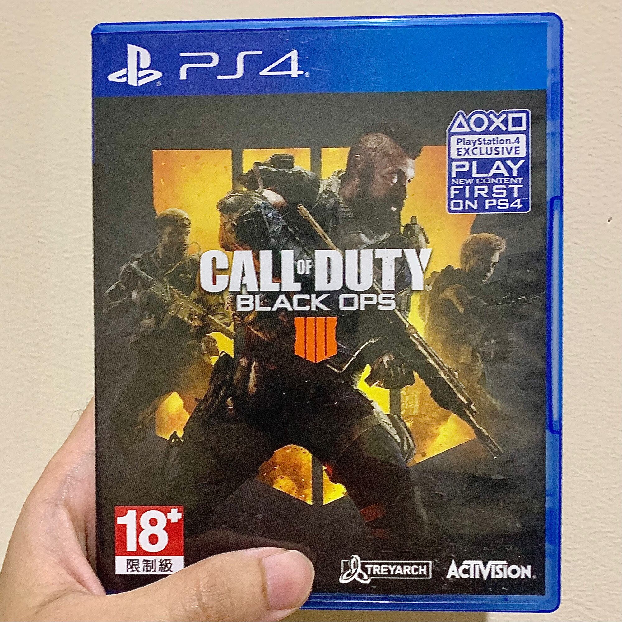 Call of Duty Black Ops 4 IIII PS4 COD BO ops4 ps 4 playstation kaset bd ...