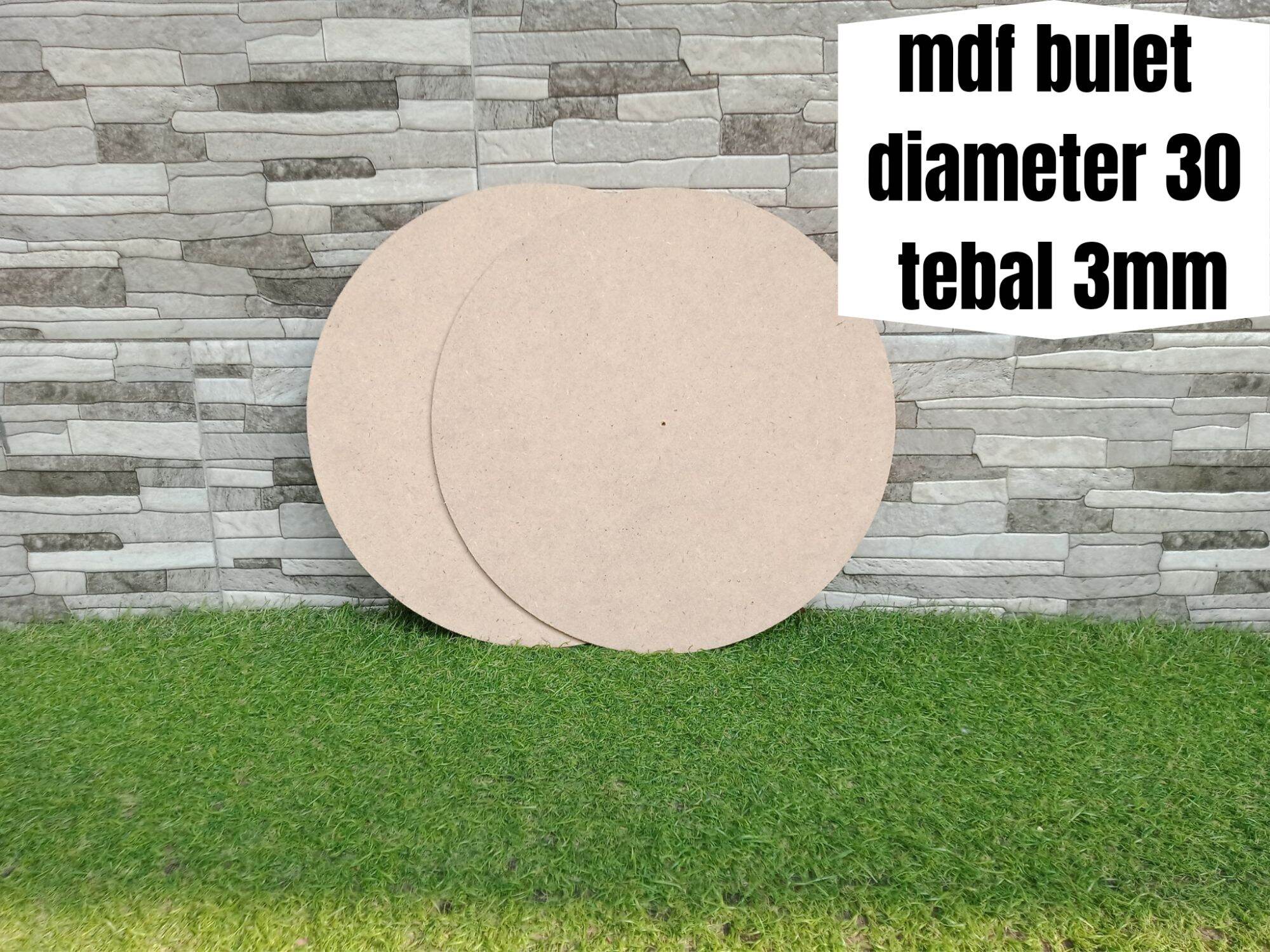 papan mdf bulat diameter 30cm tebal 3mm | Lazada Indonesia