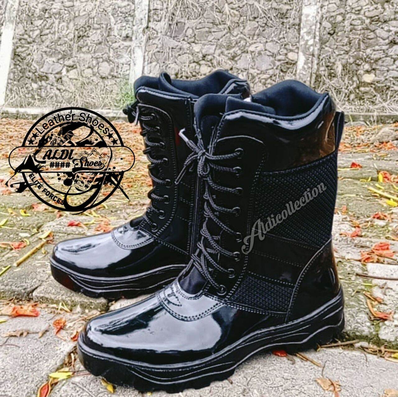 Sepatu PDL TNI Kilap Tanpa di Semir | PDL Dinas Lapangan Satpam ...