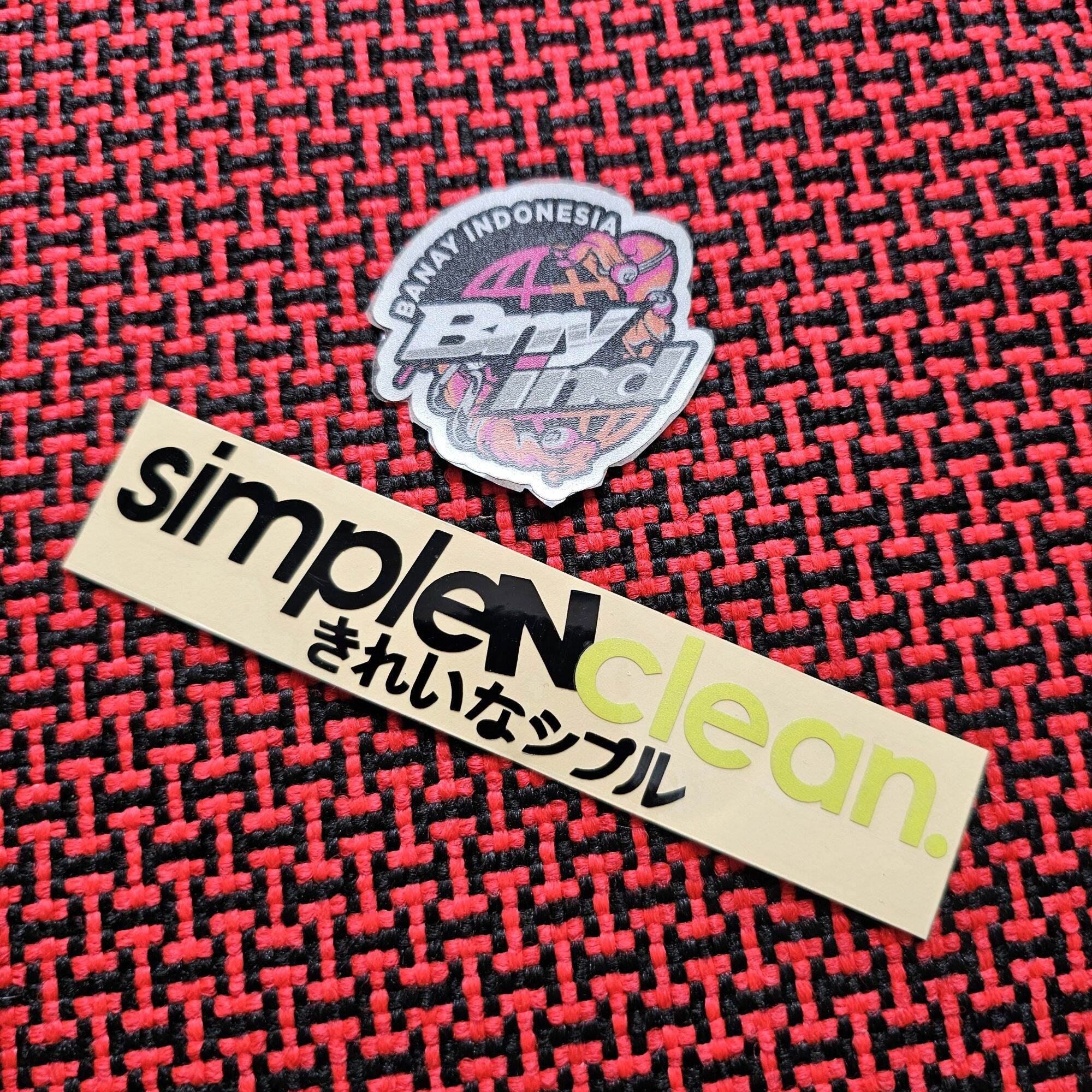 Stiker Sticker SimpleNClean Simple N Clean Cutting | Lazada Indonesia