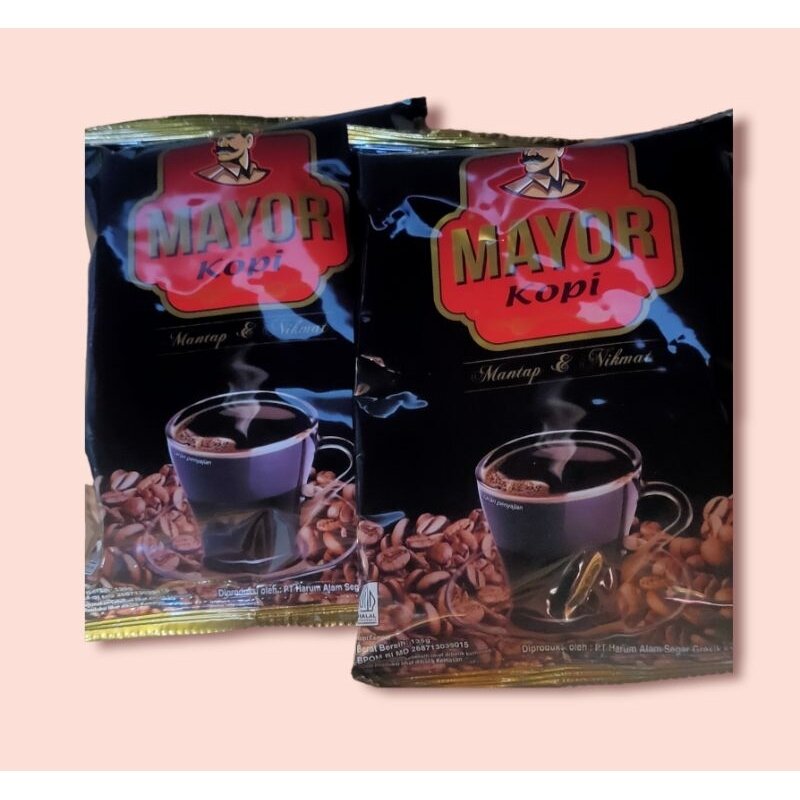 Bubuk kopi Mayor 135 gram-MAYOR KOPI BUBUK 135 GR-KOPI KAPAL API-KOPI ...
