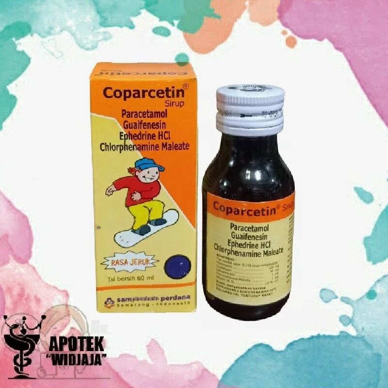 coparcetin jeruk syrup sirup syr obat batuk demam pilek flu anak 60 ml ...