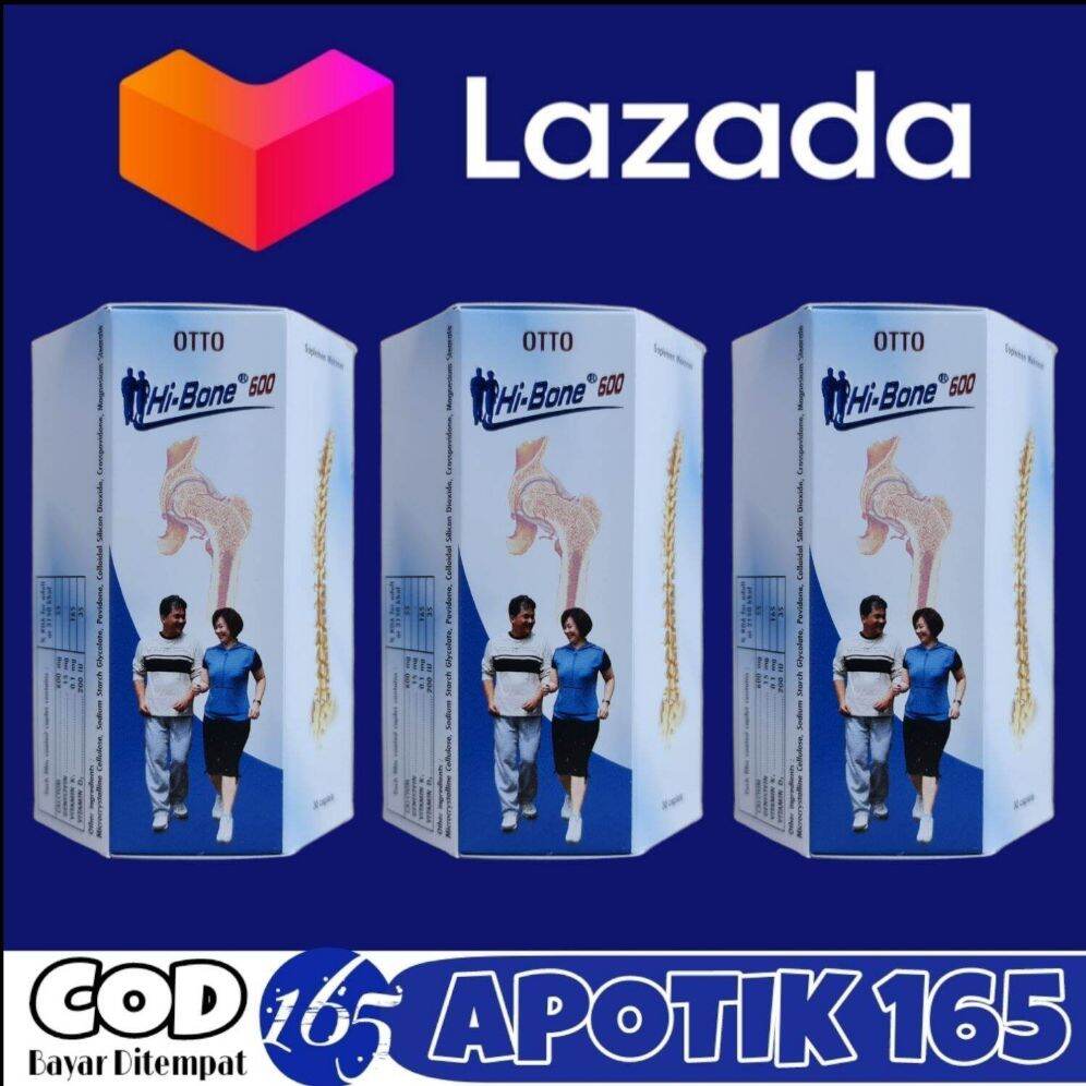 Hibone 600 / Hi bone 600 putih kalsium 30's | Lazada Indonesia