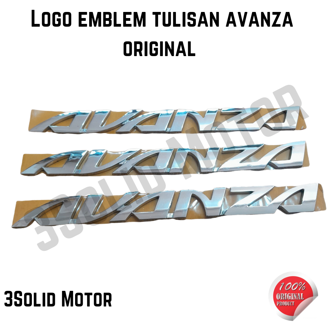 LOGO EMBLEM TULISAN AVANZA ORIGINAL | Lazada Indonesia