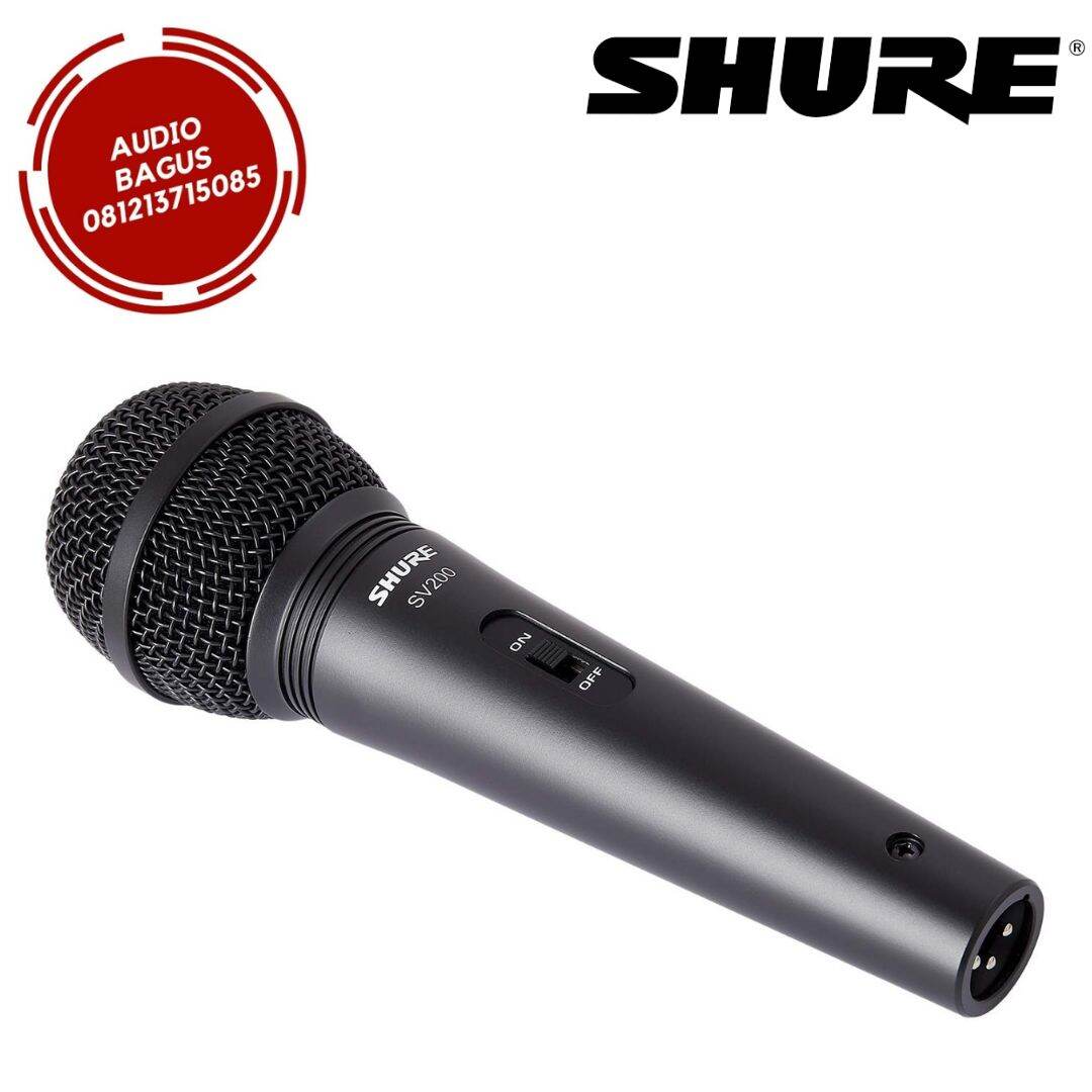 Microphone SHURE SV200 / SV 200 Mic Vocal Dynamic / Mik Kabel ORIGINAL ...