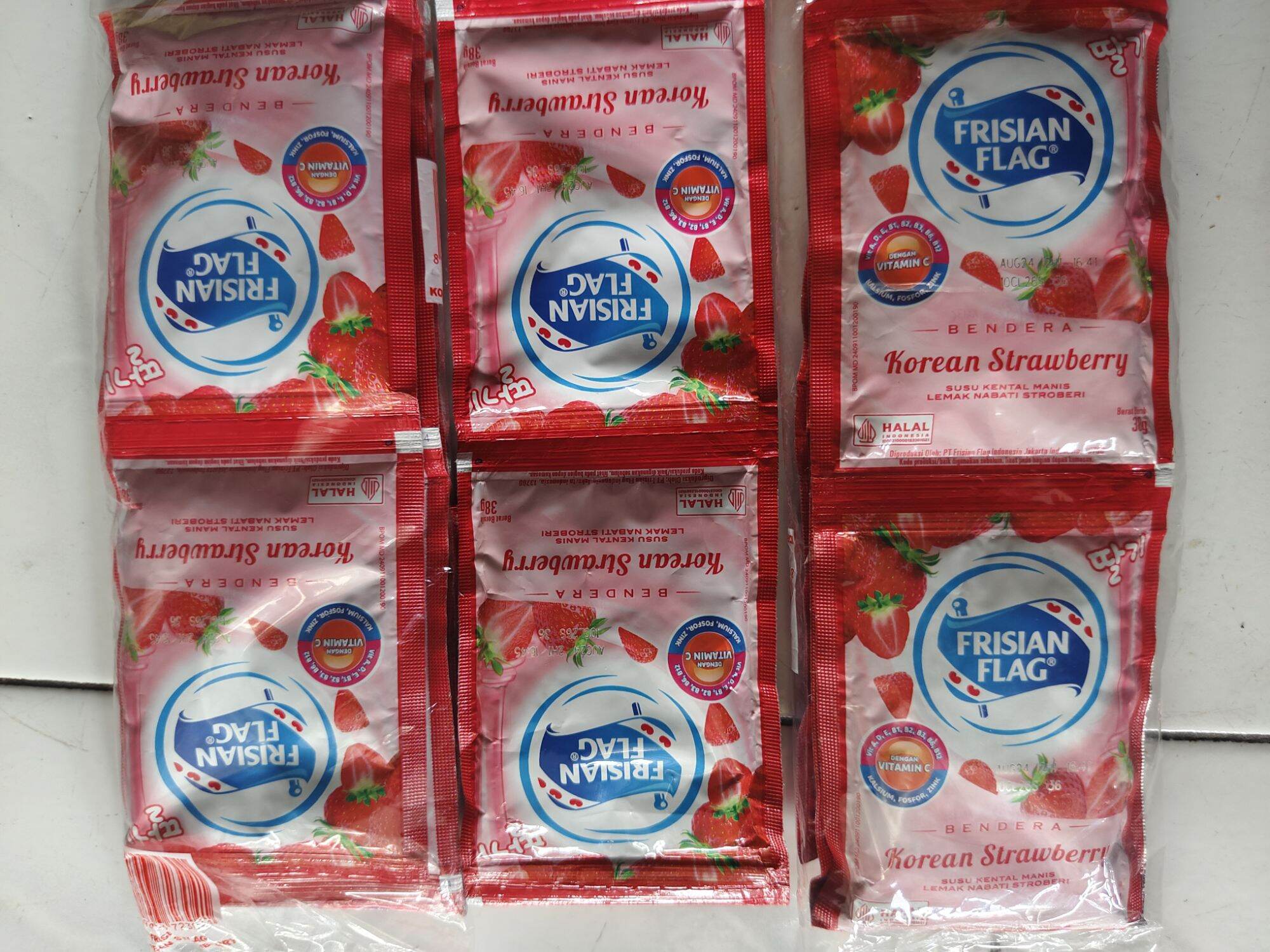 Susu bendera Frisian Flag Kental Manis sachet/Susu Kental Manis/Susu ...
