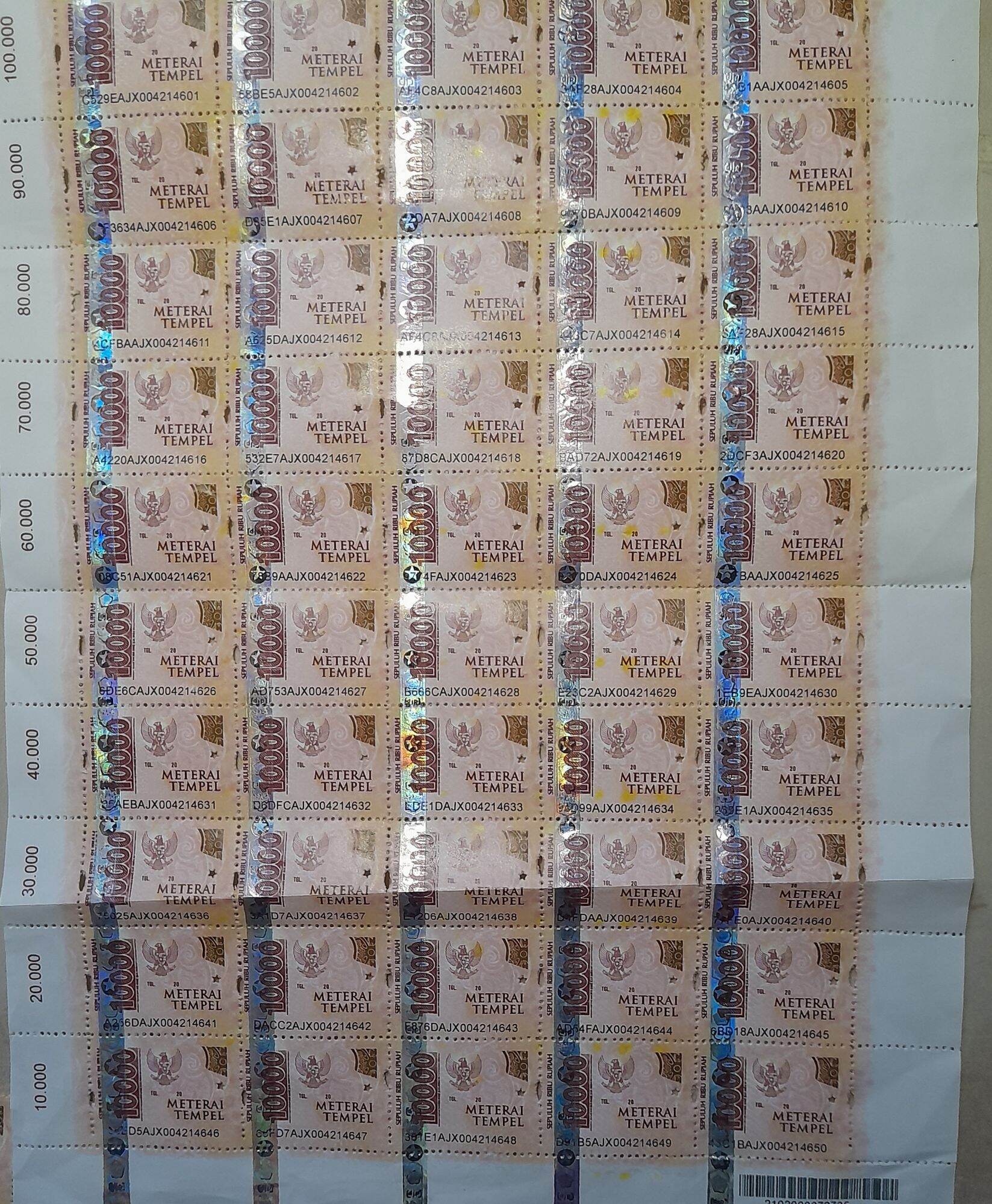 Materai 10rb 10000 Murahh Terbatas! | Lazada Indonesia