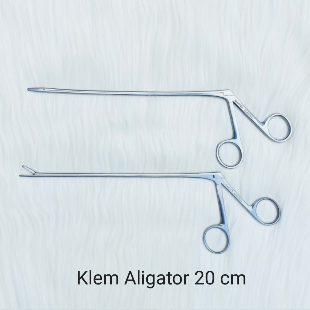 Klem Aligator IUD Removal Forceps 20cm Stainless Steel | Lazada Indonesia
