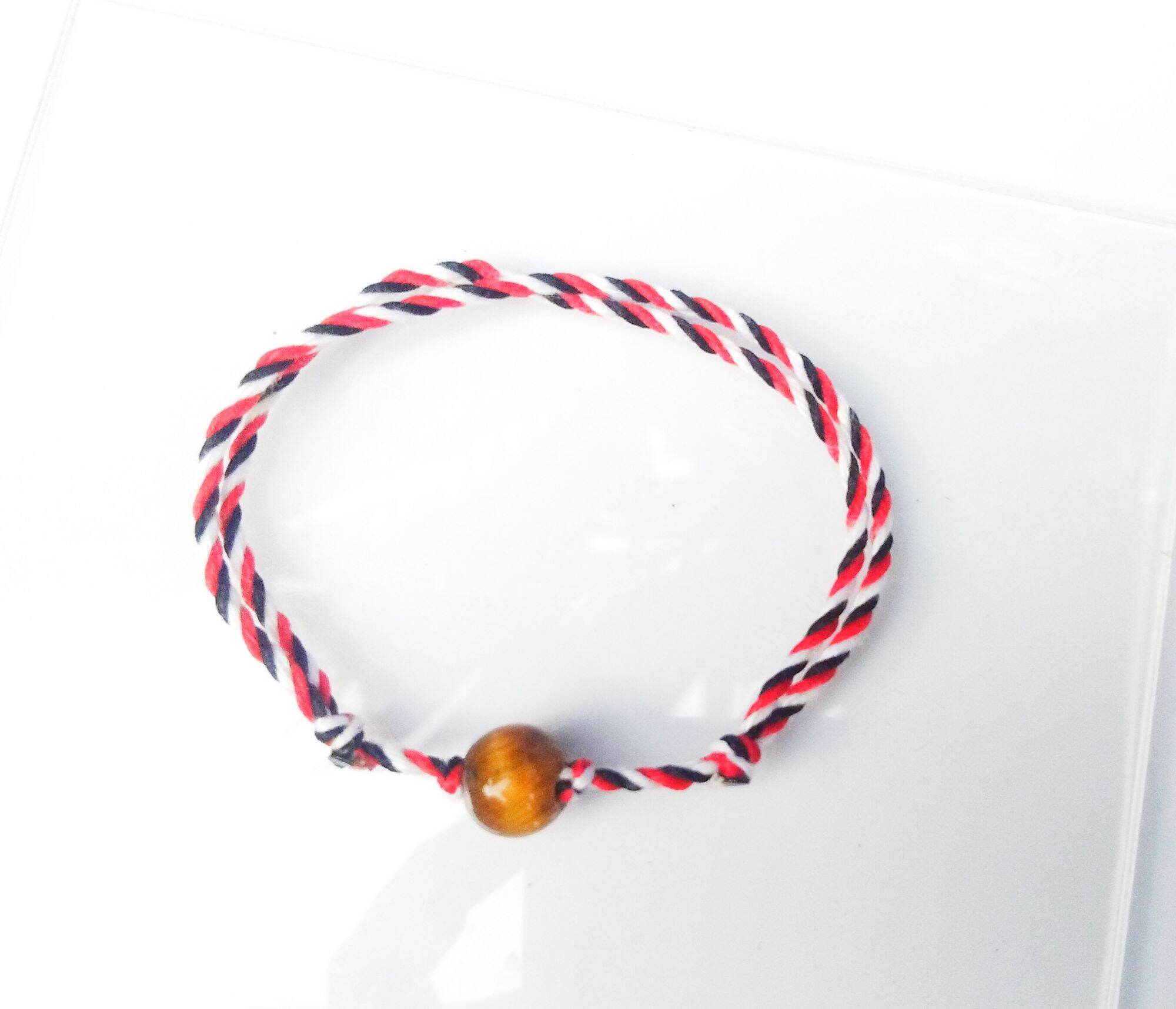 Gelang Keberuntungan Tridatu Kristal Tiger Eye khas Bali | Lazada Indonesia