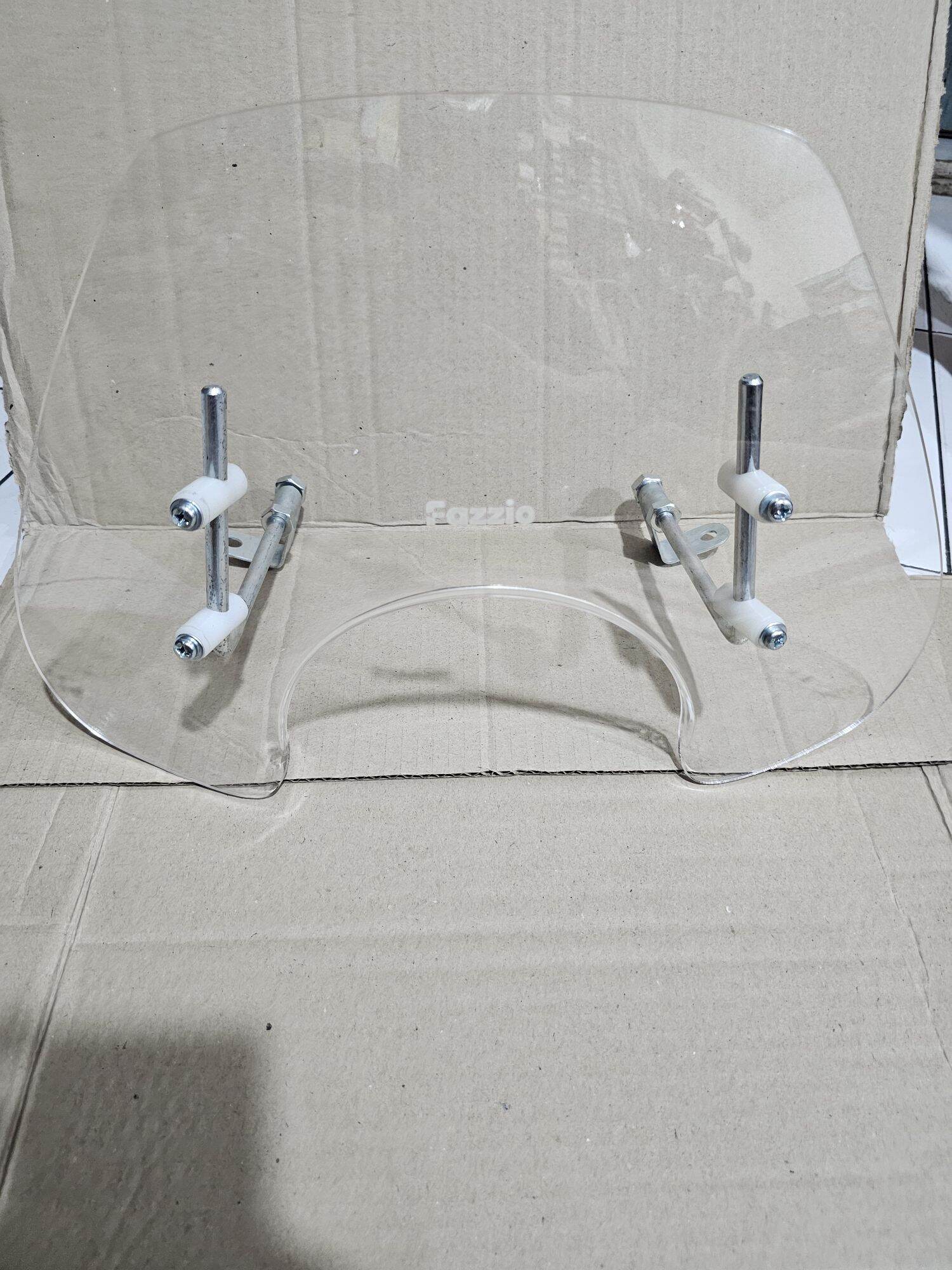 Windshield Fazzio 125 bahan akrilik tebal 3 mili visor fazzio tadah ...