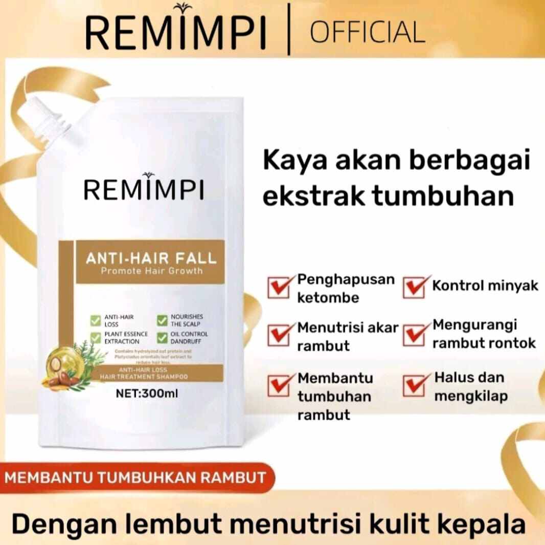 REMIMPI SHAMPOO TREATMENT ANTI RONTOK ANTI KETOMBE | Lazada Indonesia
