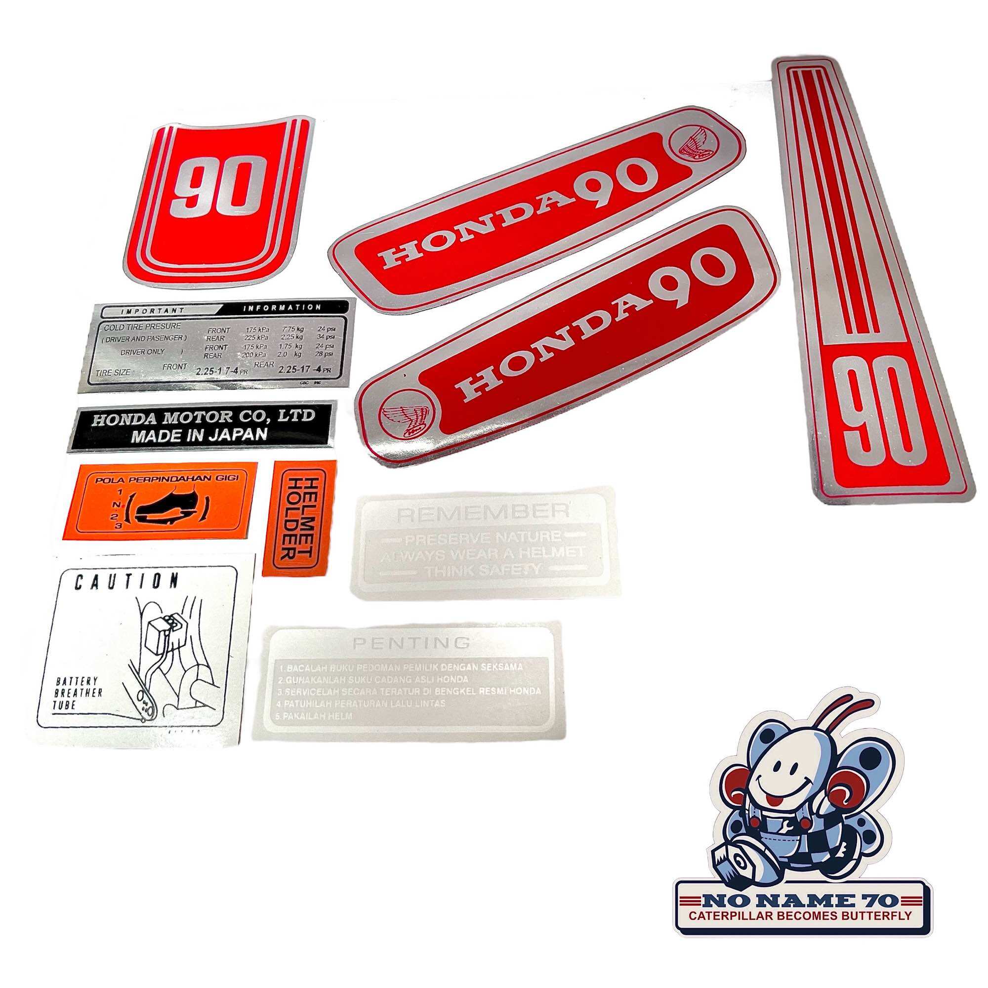 Striping Sticker Stiker Honda C90 Pispot | Lazada Indonesia