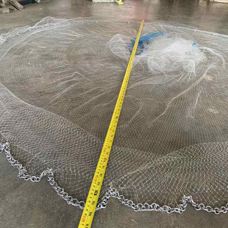 Jala Kantong Ikan Dan Udang 12fit mesh 3/4 Jala Tebar Senar Panjang 3 ...