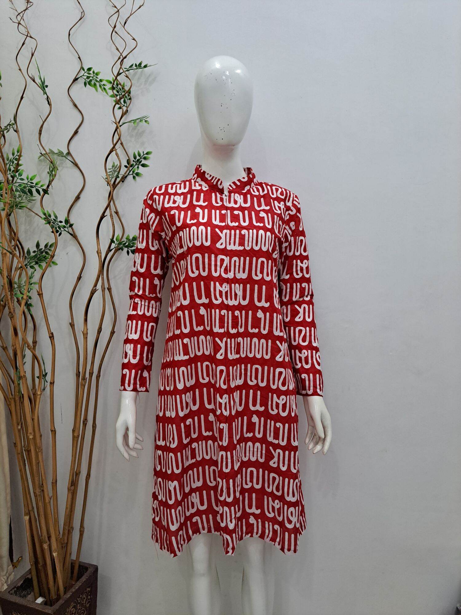 tunik batik merah putih by clothinid s m l xl xxl 3xl | Lazada Indonesia
