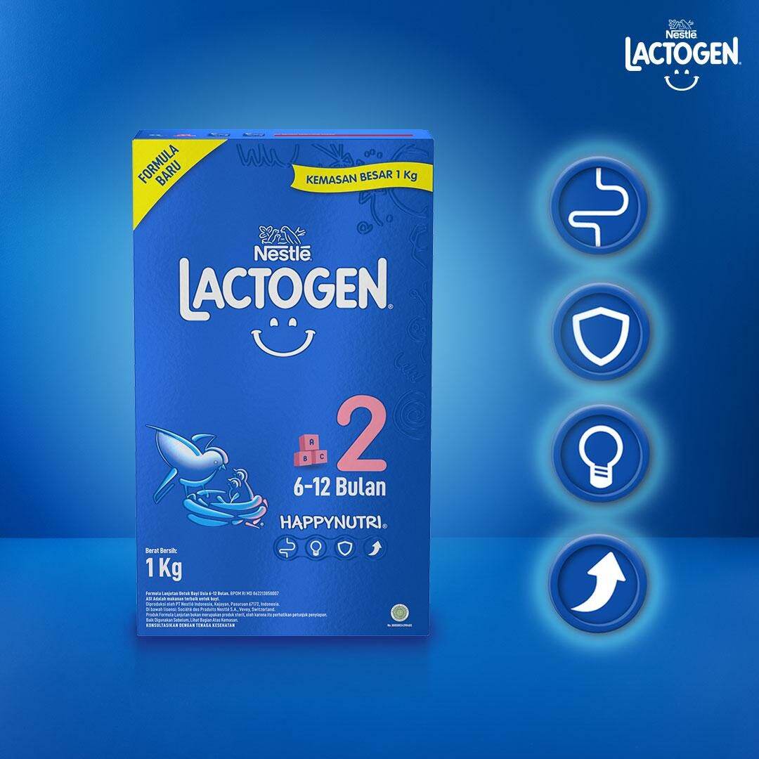 Nestle Lactogen 2 Susu Formula 6-12 Bulan Box 1 kg | Lazada Indonesia